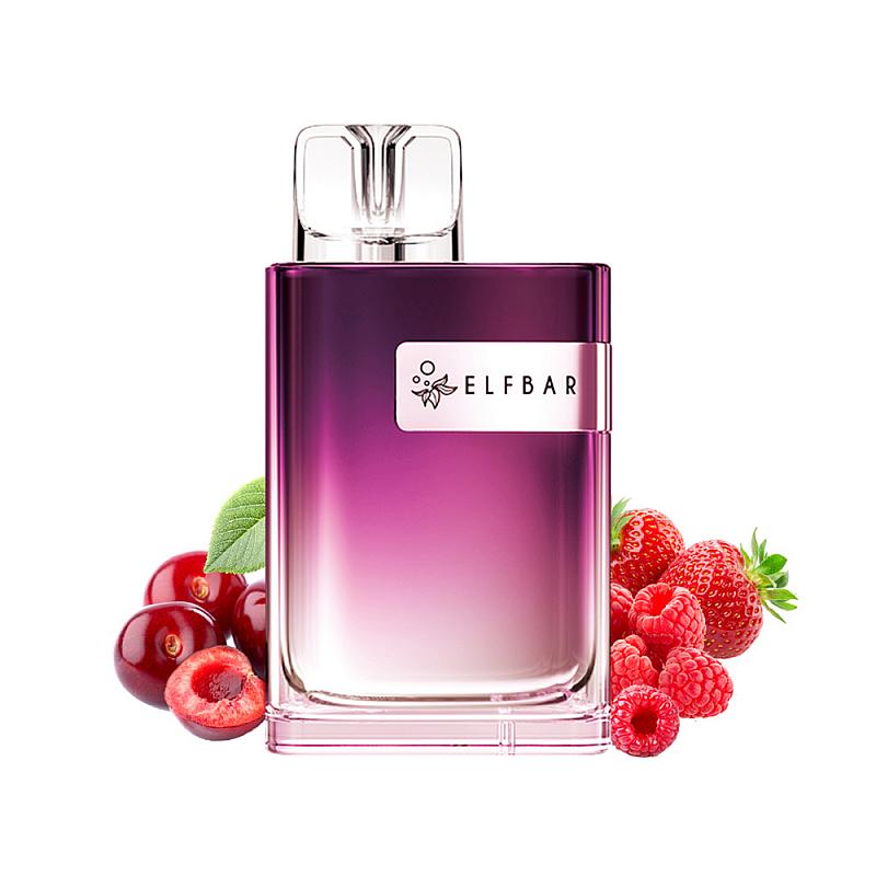 Vape Elf Bar Crystal CR600 2% - Strawberry Raspberry Cherry Voore.ro