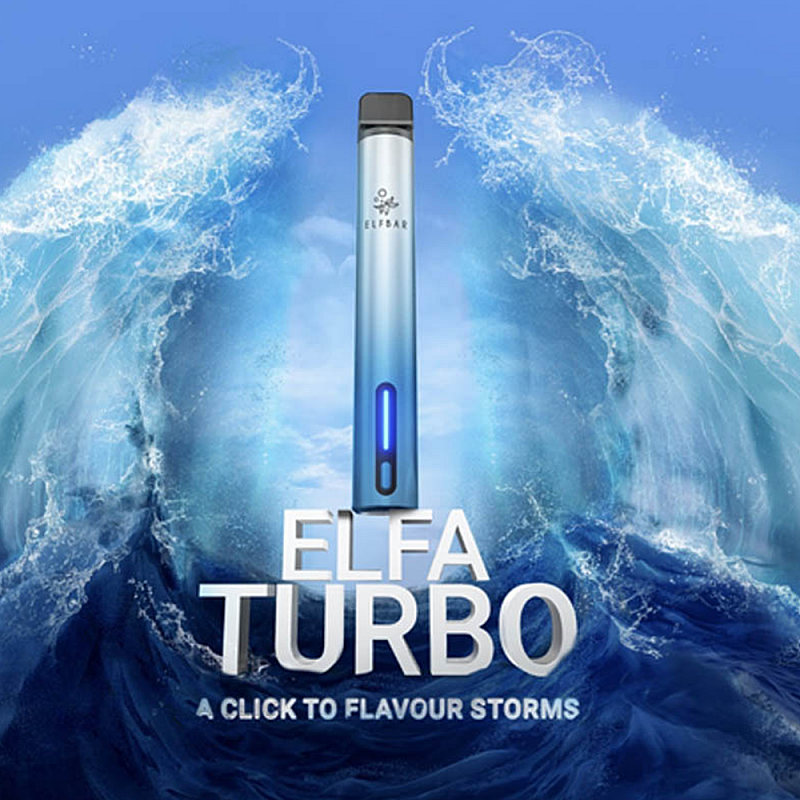 Baterie Elf Bar ELFA Turbo - Aurora Black Voore.ro