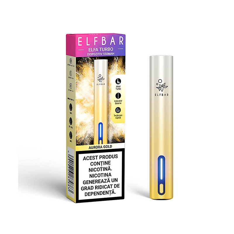Baterie Elf Bar ELFA Turbo - Aurora Gold Voore.ro