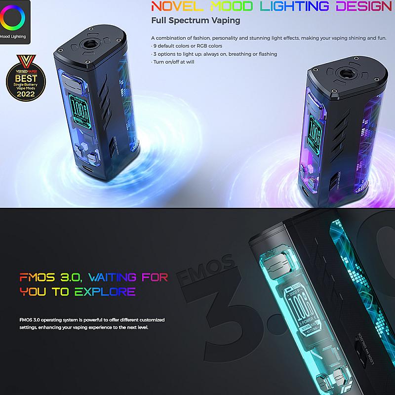 Mod Maxus Solo 100W - Leather Edition - Freemax - Black Voore.ro