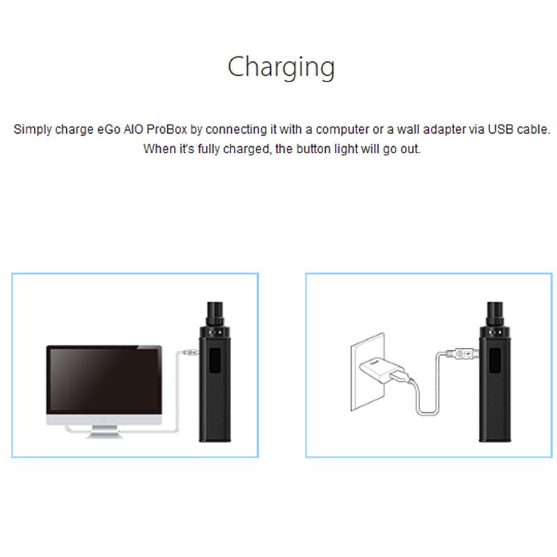 Kit eGo AIO ProBox Joyetech - Rubber Black Voore.ro