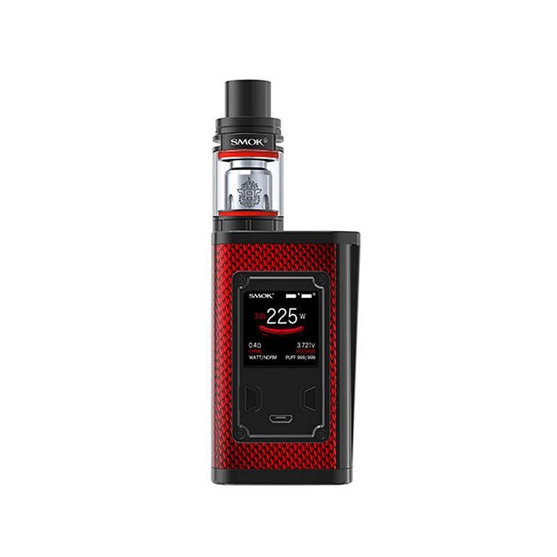 Kit Majesty Smok - Red Carbon Fiber and Black Voore.ro