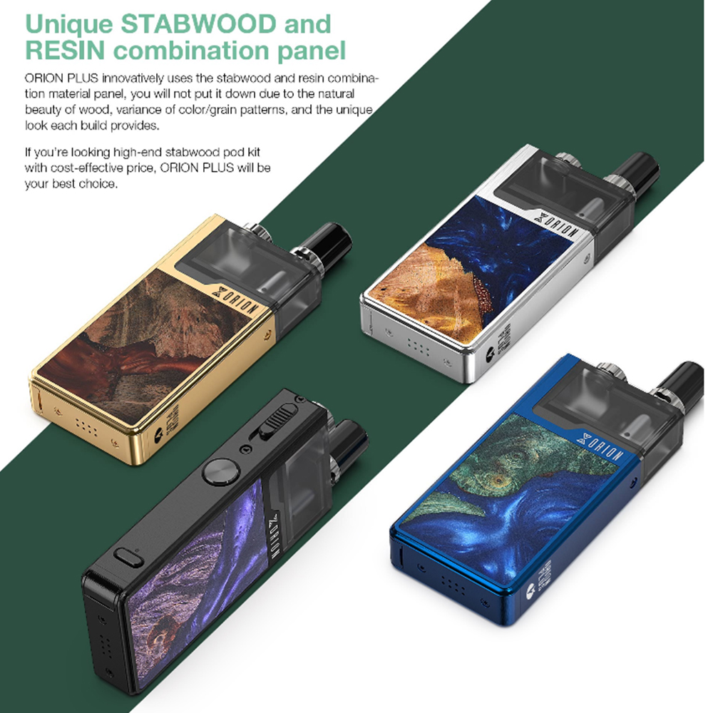 Kit Orion Plus DNA Lost Vape - Black Textured Carbon Fiber Voore.ro